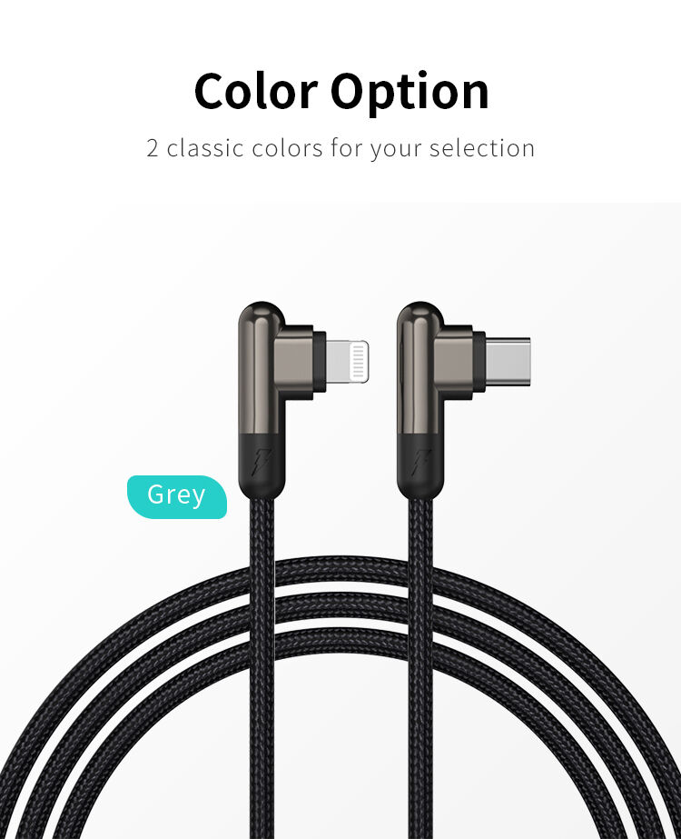 Buy Wholesale China Mfi Certificate Right Angle Usb C To Lightning ...