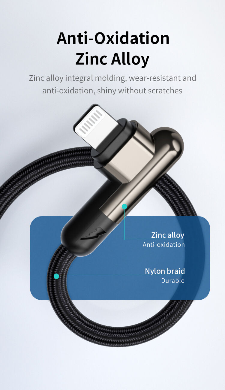 Buy Wholesale China Mfi Certificate Right Angle Usb C To Lightning ...