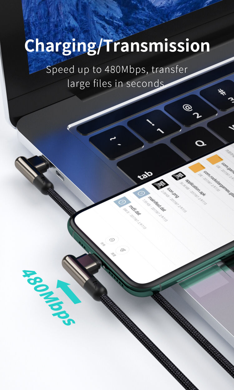 Buy Wholesale China Mfi Certificate Right Angle Usb C To Lightning ...