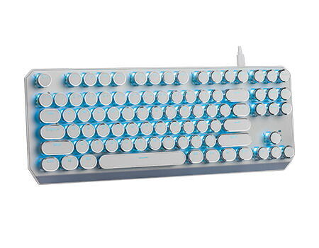 Buy Wholesale China Factory Supply Tkl Layout 87 Keys Retro Typewriter ...