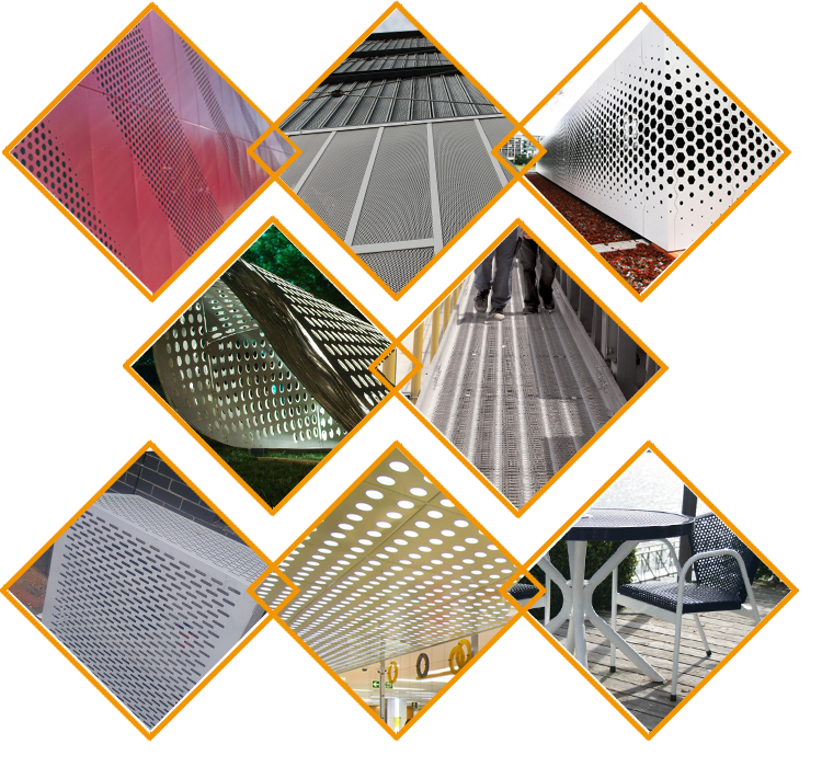 Buy Wholesale China Perforated Aluminum Irregular Shape Metal Mesh For ...