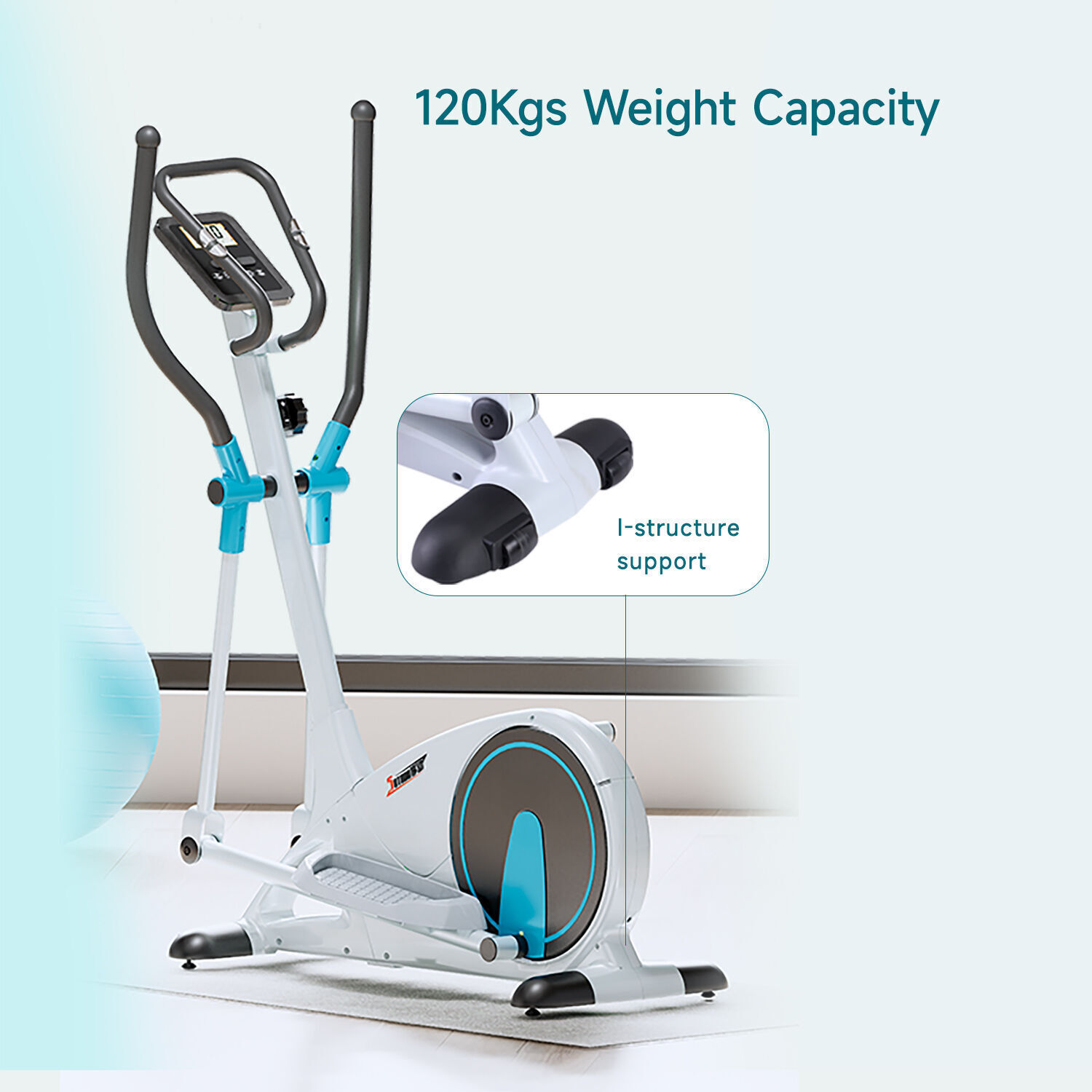 Buy Wholesale China Cross Trainer Compact Elliptical Machine With Lcd ...