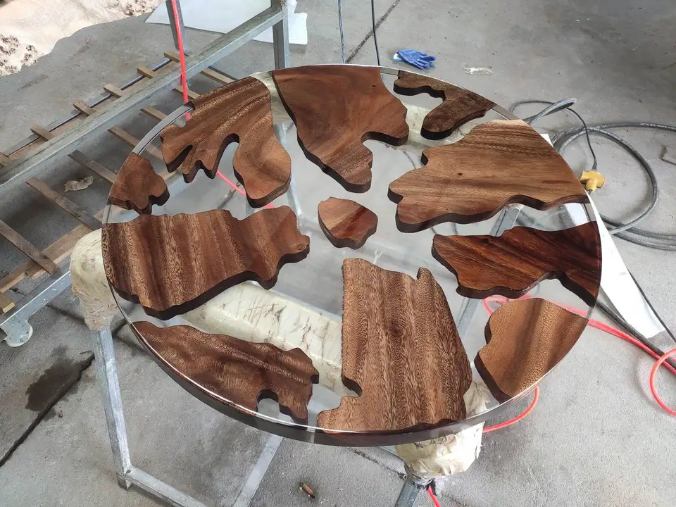 Achetez en gros Nouvel Article Adhésif Liquide Clair De Résine époxy Pour Le Dessus De Table En ...