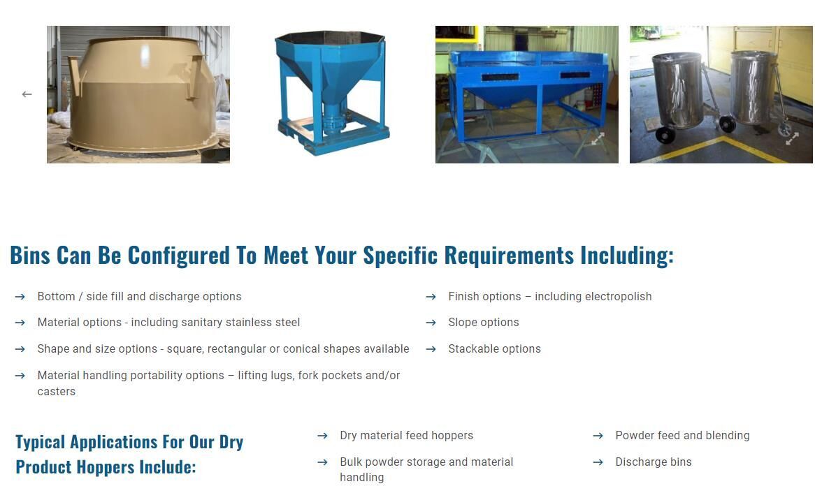 Buy Wholesale China Powder Feed And Blending Rugged Hopper Bins Totes ...