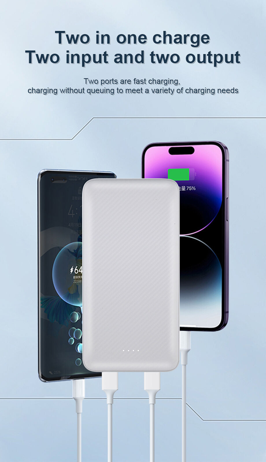 High Quality Power Banks Portable Mobile Charger Power Bank 10000 Mah ...