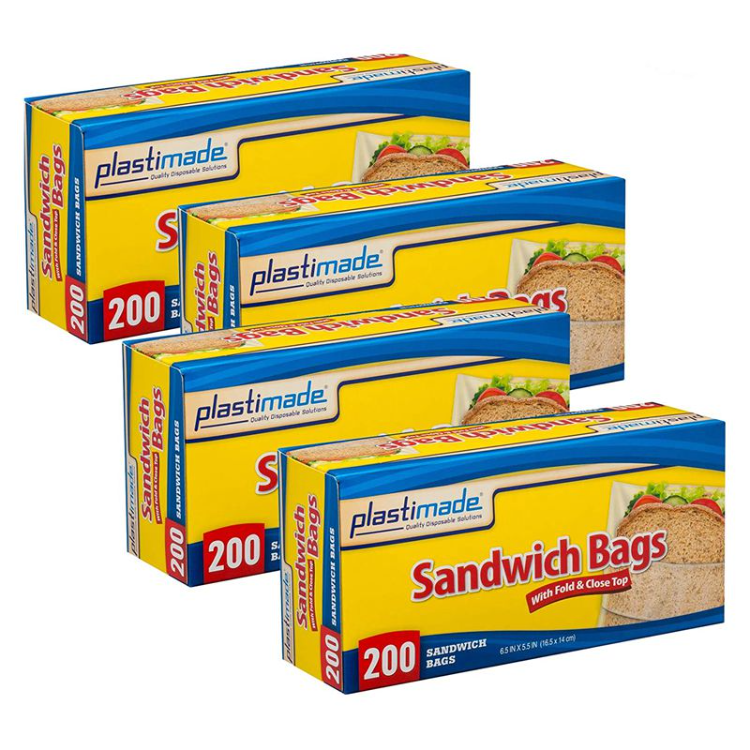 Bulk Buy China Wholesale Food Grade Ldpe Transparent Fold Top Sandwich ...