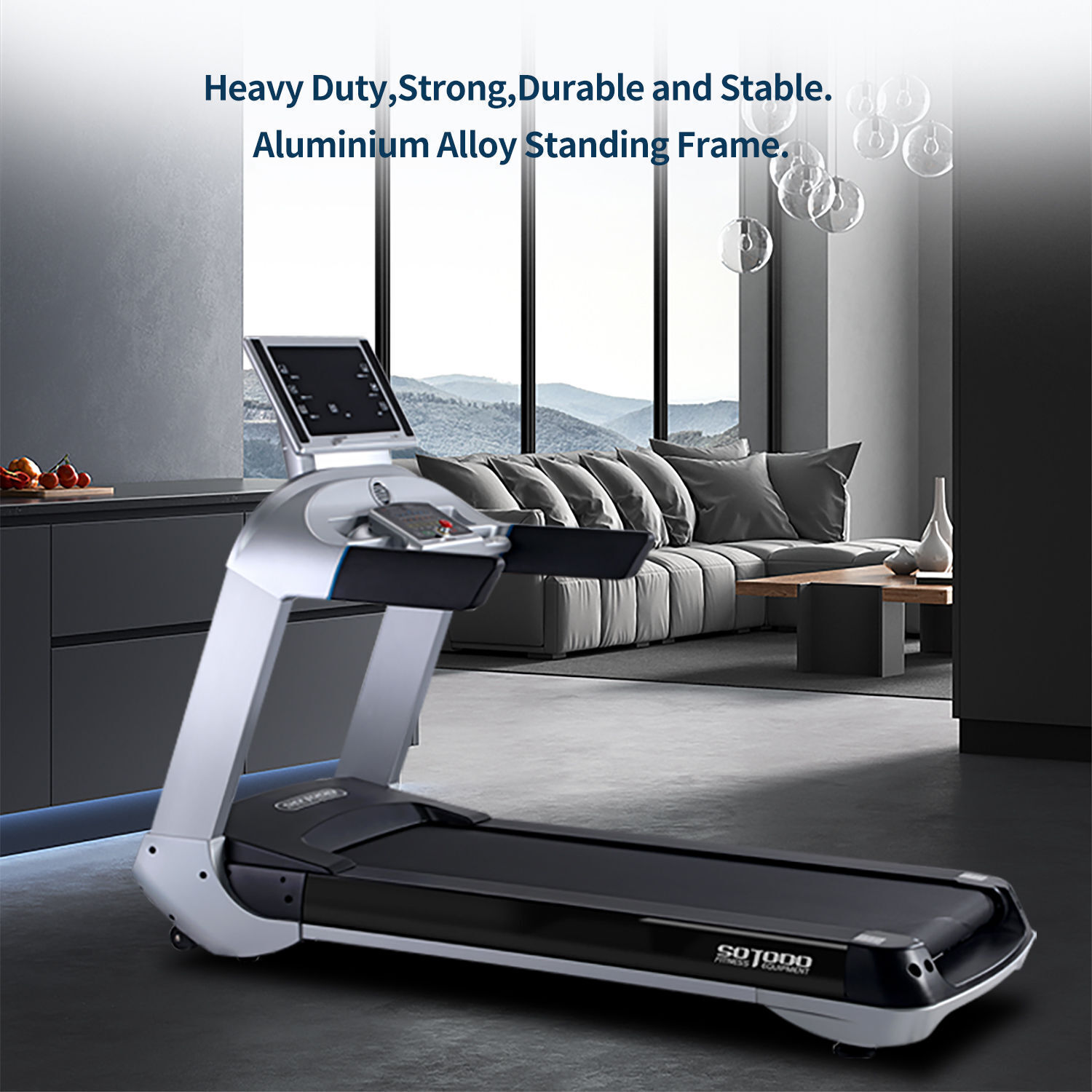 Buy Wholesale China Heavy Duty Treadmill Commercial Motorized Treadmill ...