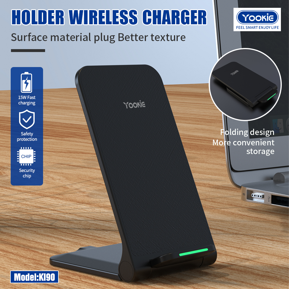 Buy Wholesale China Yookie Wireless Charger Holder,15w Max Fast ...