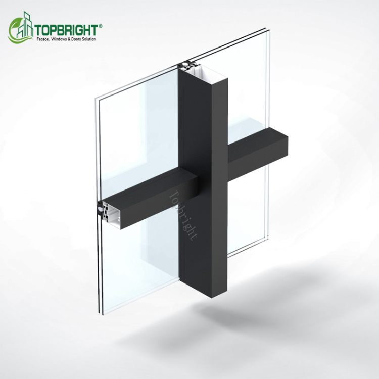 Commercial Buildings Structural Glazing System Wall Decorative Panels ...