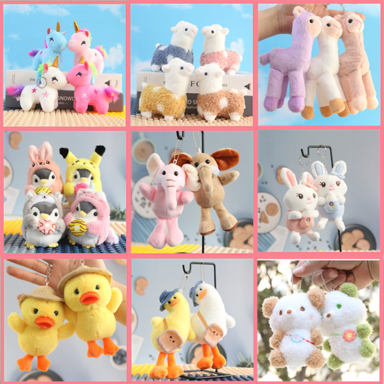 Cpc Stock Wholesale 4 "plush Hanging Ornaments Keyring Duck Rabbit ...