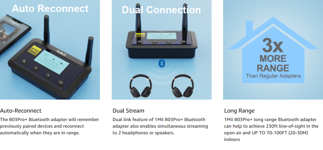 Buy Wholesale China B03pro+ Bluetooth 5.0 Transmitter Receiver ...