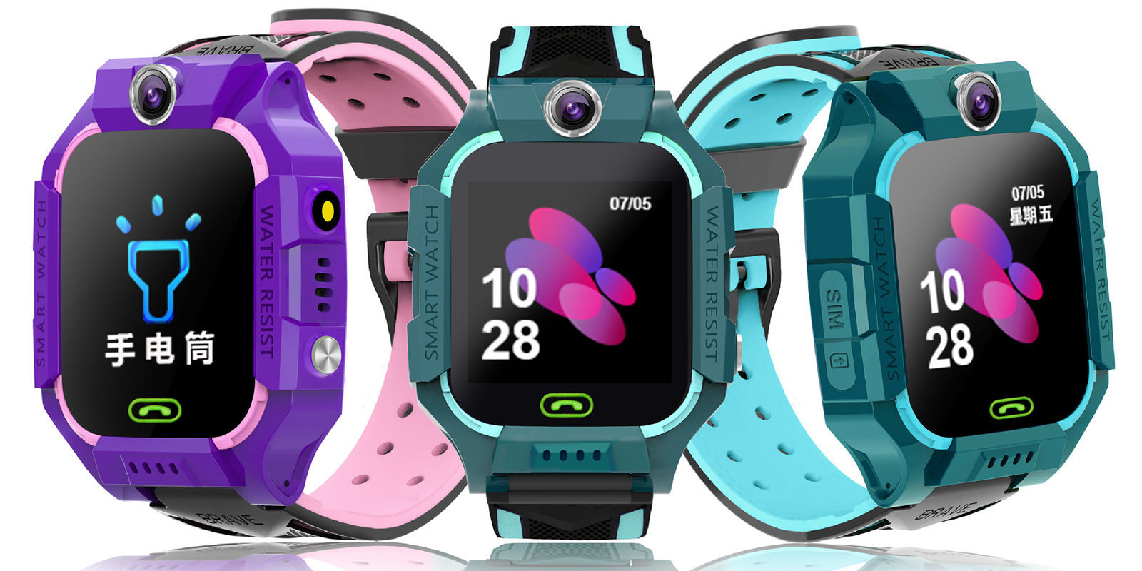 Bulk Buy China Wholesale Android Sim Card Sos Lbs Q19 Smartwatch Camara ...