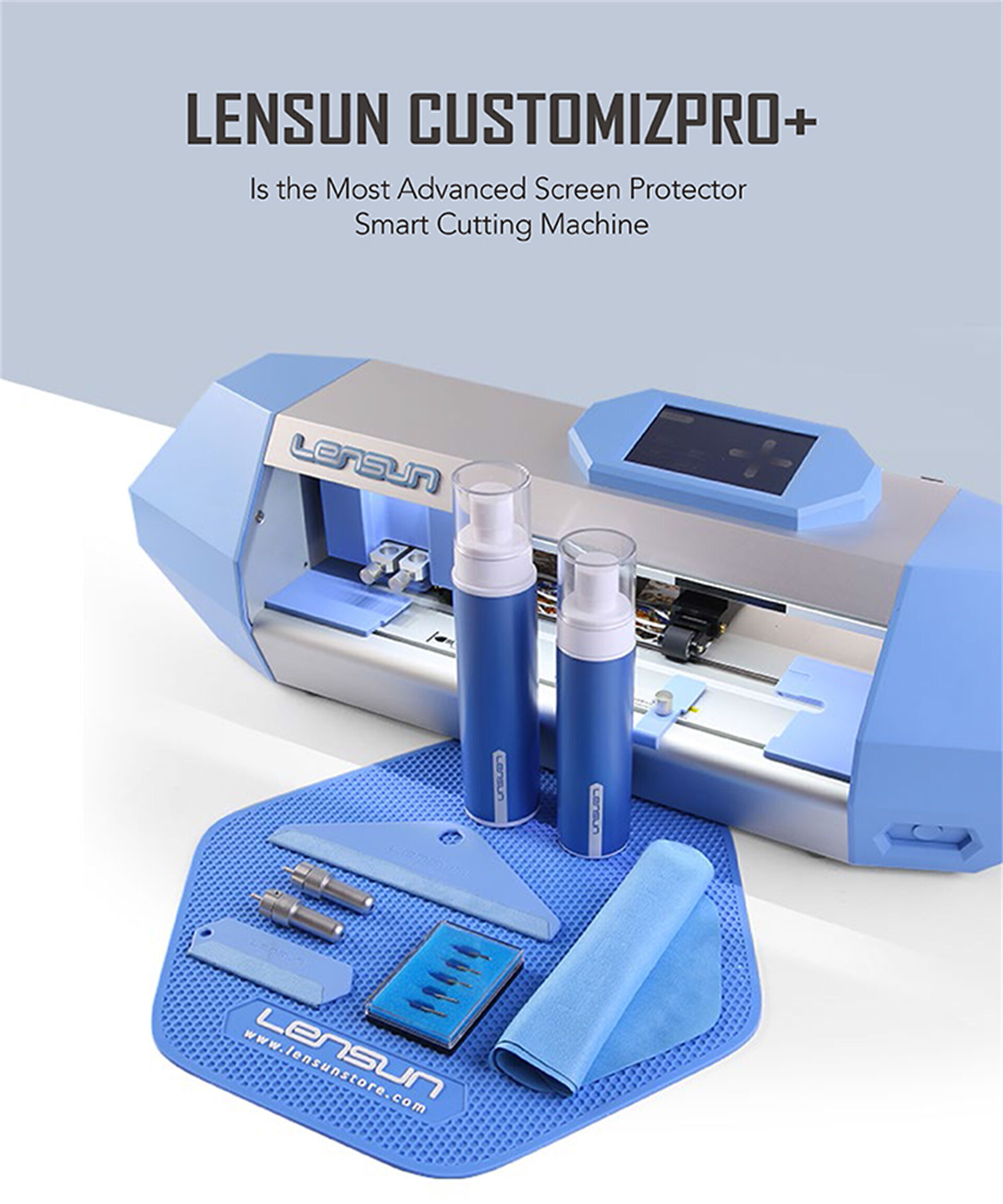 Lensun High Grade Screen Protector Cutting Machine,custom Nano Screen ...