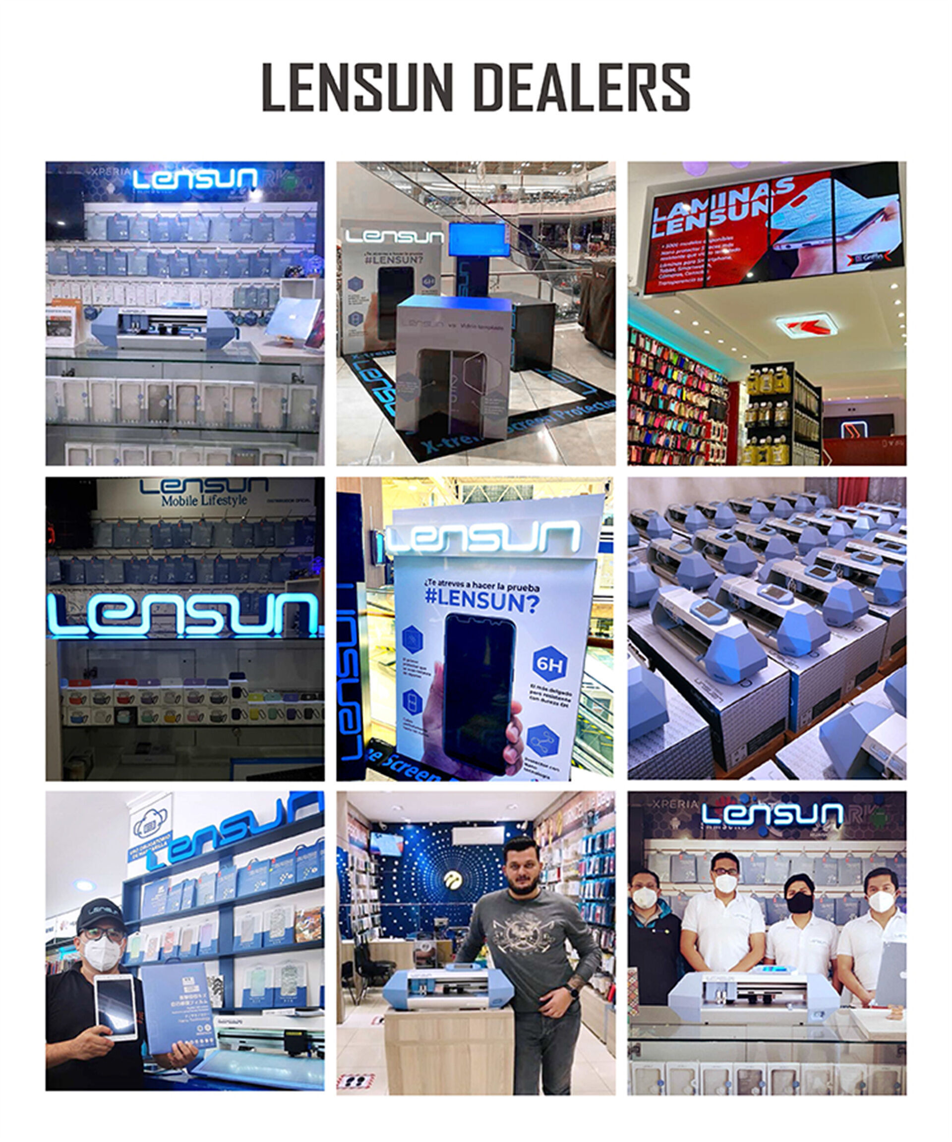 Lensun High Grade Screen Protector Cutting Machine,custom Nano Screen ...