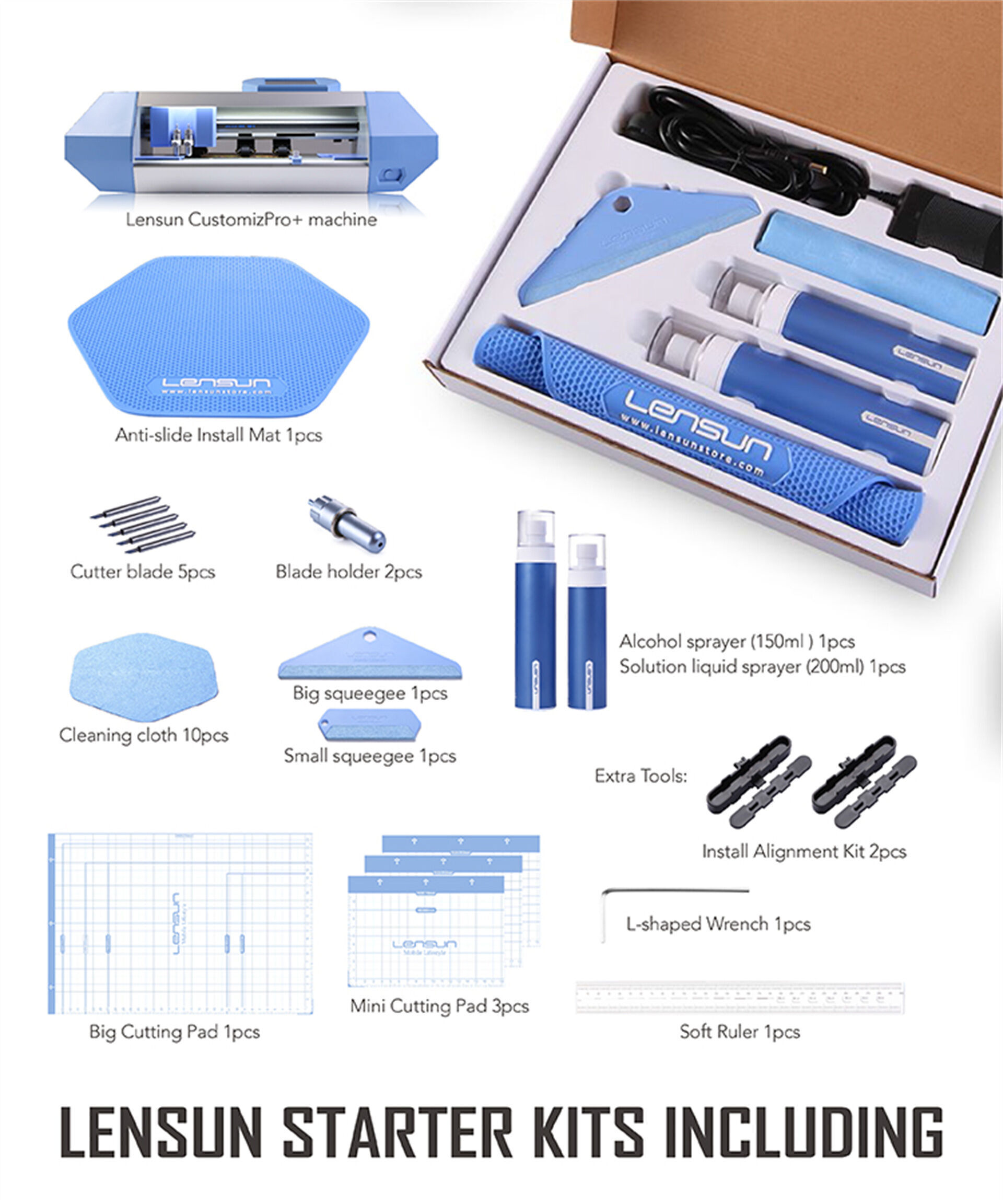 Lensun High Grade Screen Protector Cutting Machine,custom Nano Screen ...