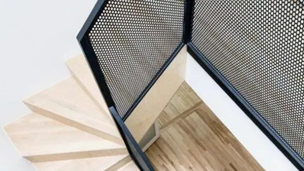 Buy Wholesale China Perforated Metal Mesh Stair Railing Panels ...
