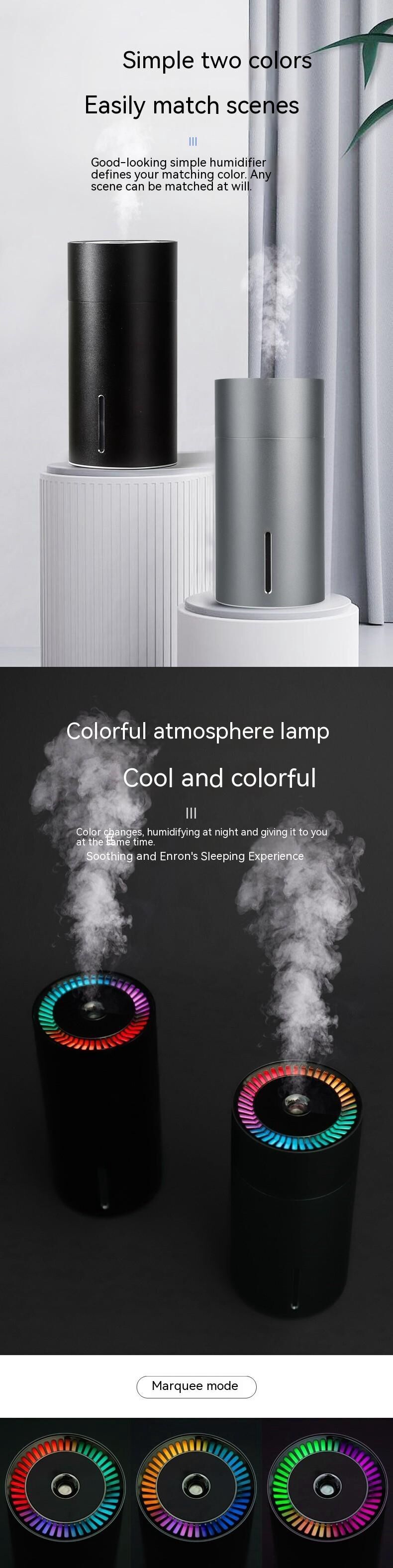Buy Wholesale China Aroma Mist Vehicle Humidifier Small Diffuser Seven ...