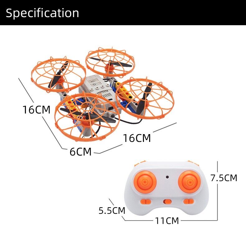 Factory Direct High Quality China Wholesale Hoshi Hs111 Diy Block Drone ...