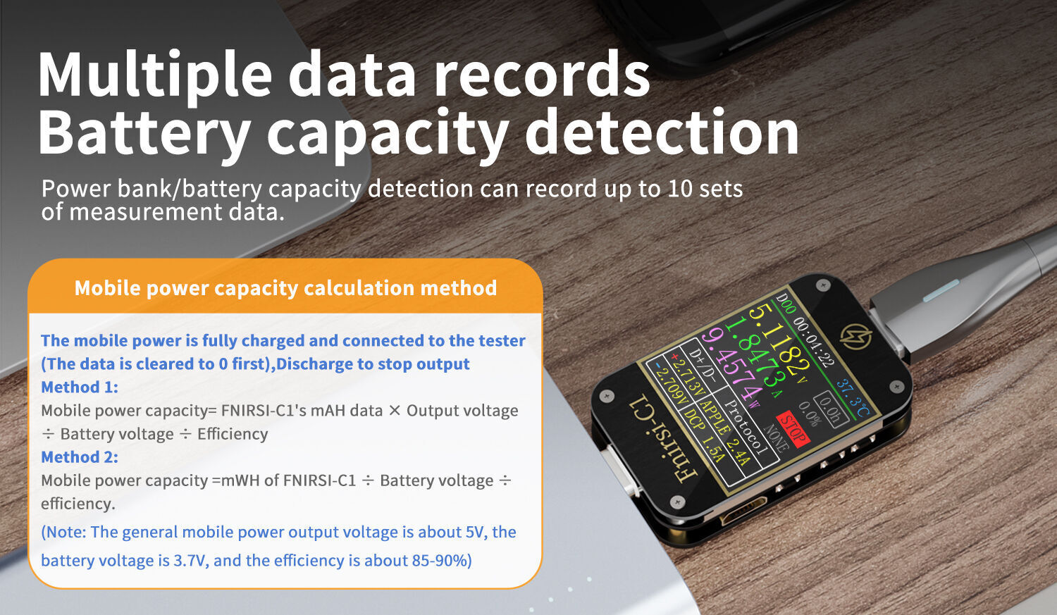 Buy Wholesale China Fnirsi-c1 Type-c Pd Trigger Usb-c Ammeter Voltmeter ...
