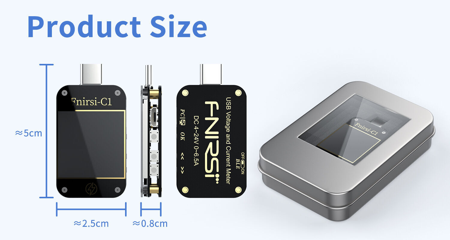 Buy Wholesale China Fnirsi-c1 Type-c Pd Trigger Usb-c Ammeter Voltmeter ...