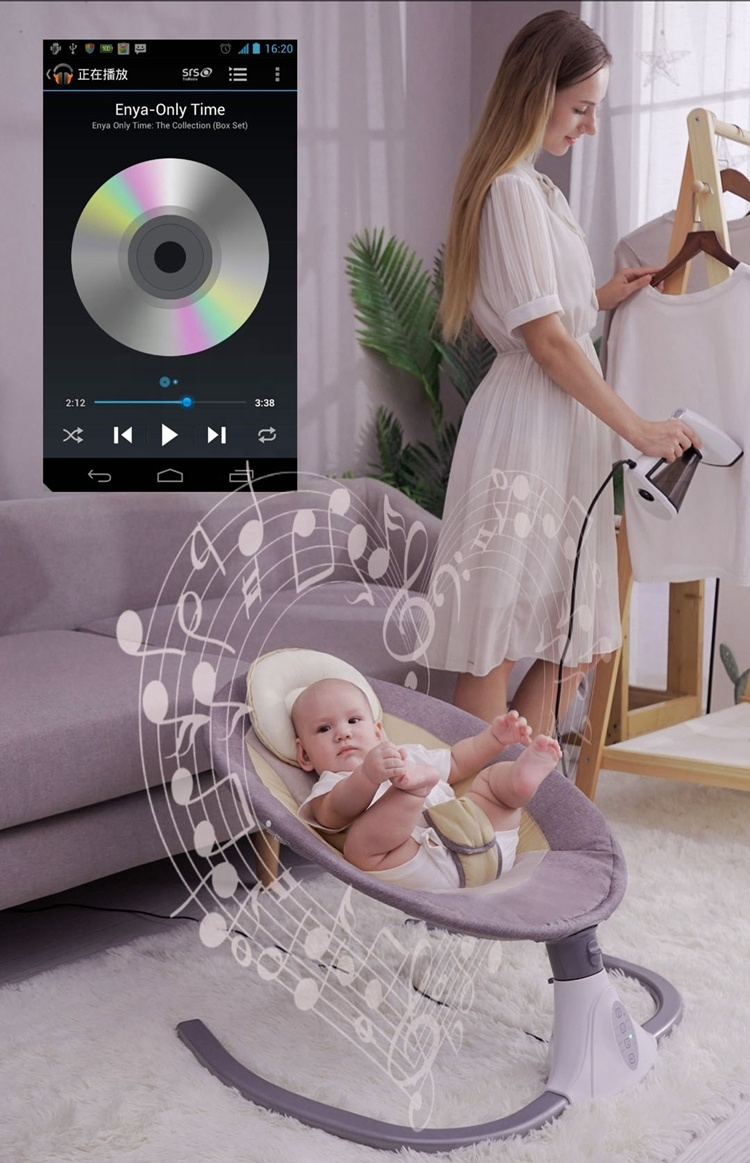 Buy Wholesale China Smart Remote Control Electric Music Newborn Calm ...