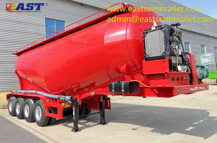 East Heavy Duty Dry Bulk Cement Powder Tanker Semi Trailer For Sale ...