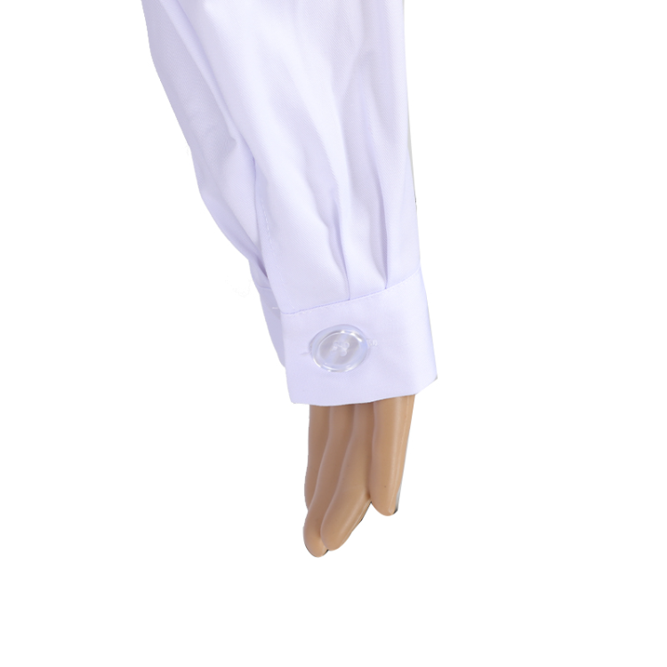 Women Polyester+cotton White Lab Coat Fashion Design Clinic Notched ...