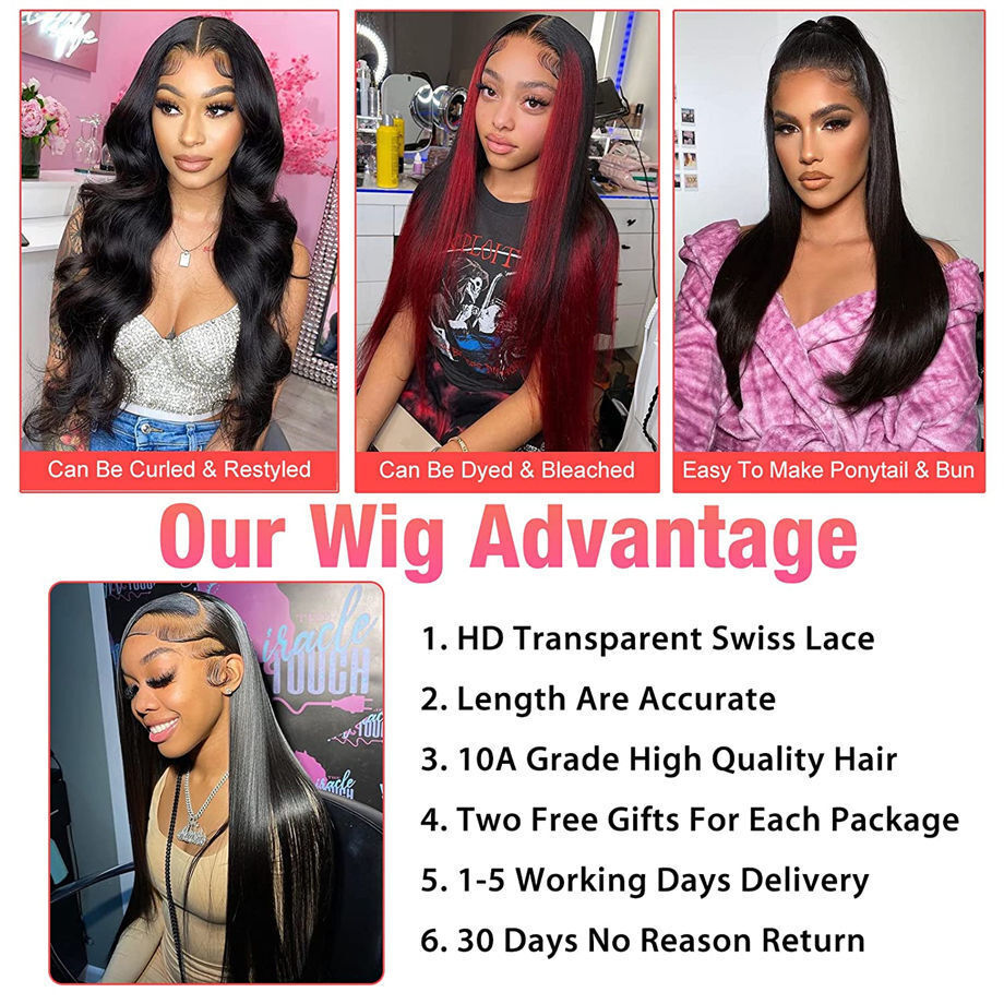 Buy Wholesale China Peruvian 5x5 Hd Lace Front Straight Wigs Human Hair ...