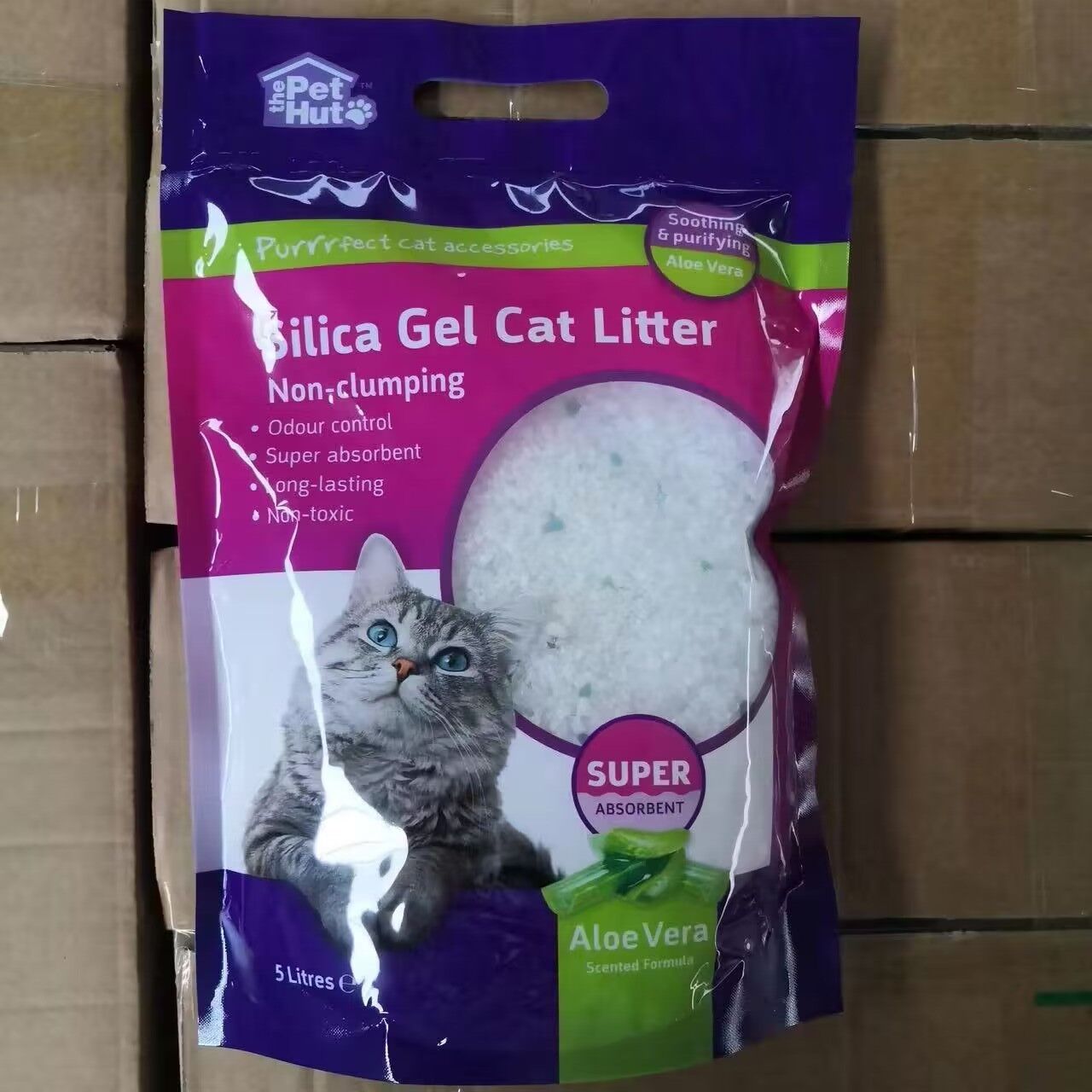 Buy Wholesale China Pet Crystal Cat Litter Clumping Flushable Absorbent ...