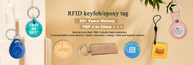 Clear Mifare Desfire Ev1 Ev2 Ev3 Nfc Rfid Epoxy Tag Keyfob Keychain ...