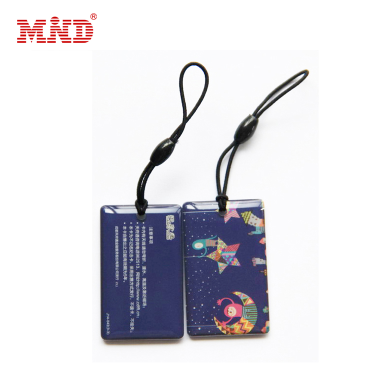 Clear Mifare Desfire Ev1 Ev2 Ev3 Nfc Rfid Epoxy Tag Keyfob Keychain ...