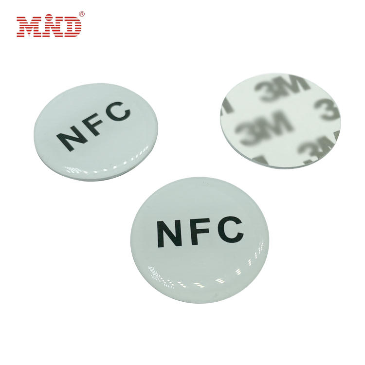 Clear Mifare Desfire Ev1 Ev2 Ev3 Nfc Rfid Epoxy Tag Keyfob Keychain ...
