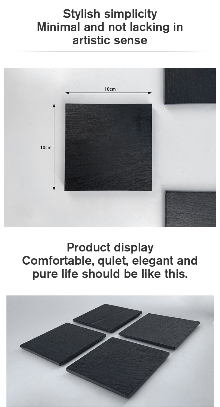 Buy Wholesale China Slate Coaster Wholesale Square Slate Texture ...