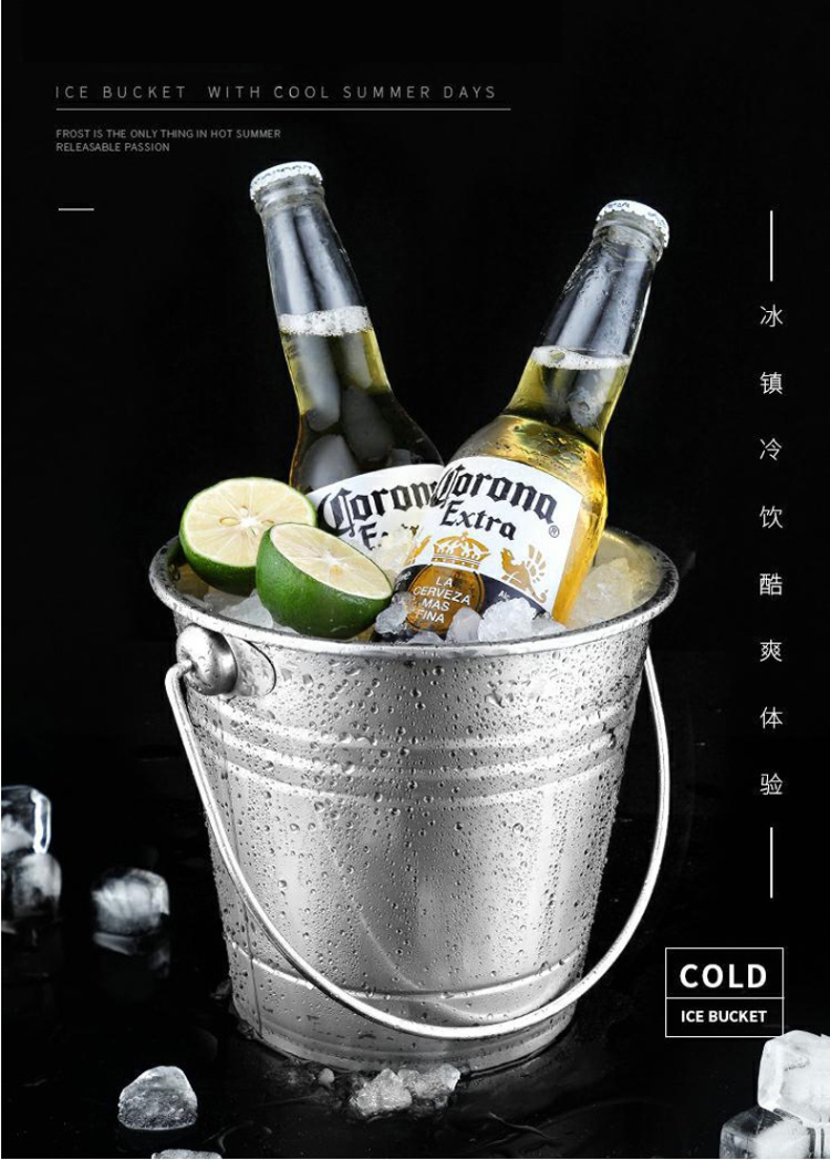 1l, 1.5l, 2l, 2.5l, 3l Stainless Steel Beverage Tubs Metal Champagne ...