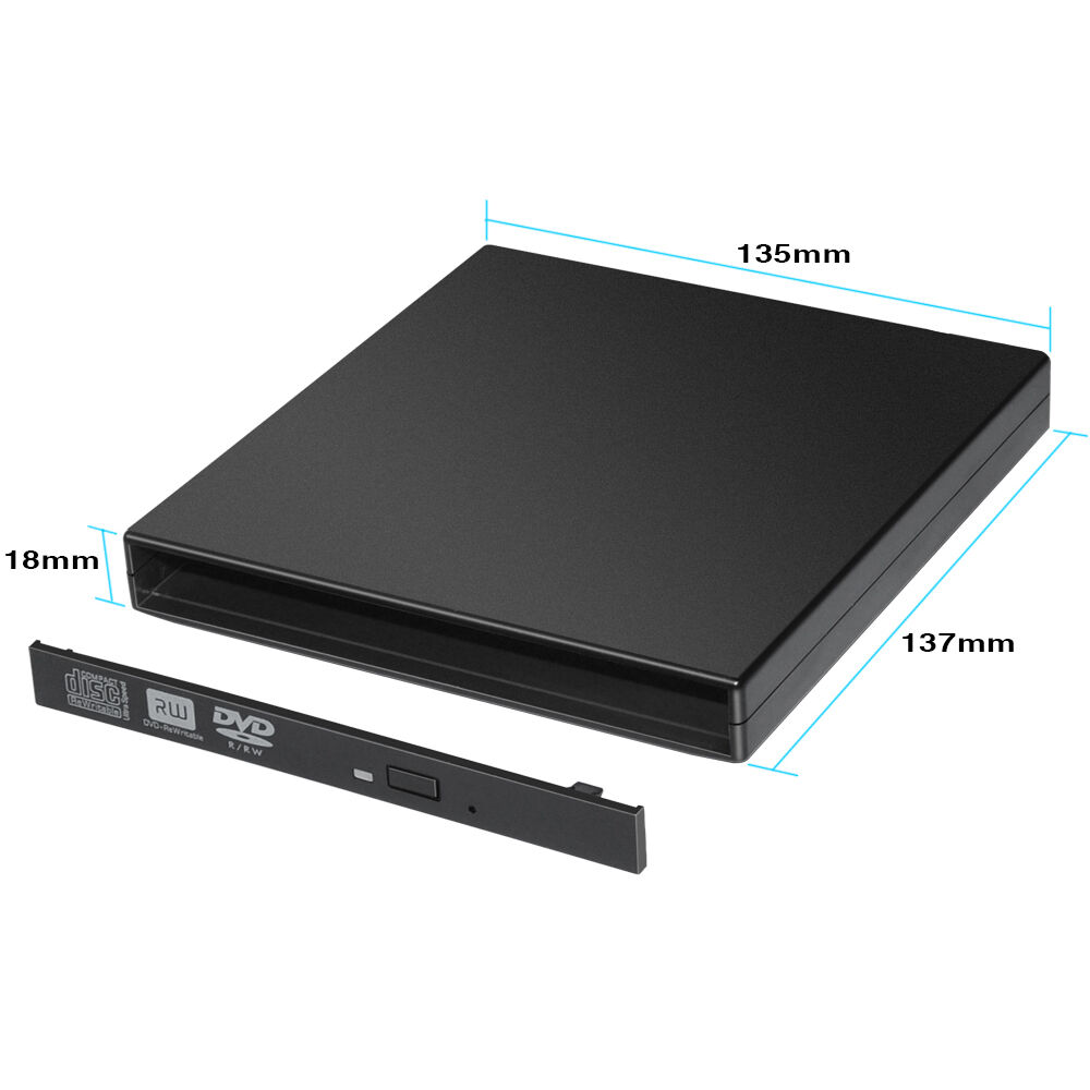 Odm Usb2.0 Ide 12.7mm Dvd Players Polished Smooth Hard Plastic Case For ...