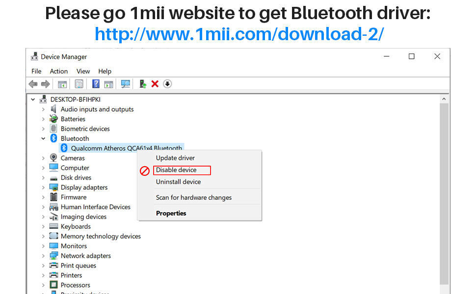 Buy Wholesale China 1mii Bluetooth Adapter For Pc, Usb Bluetooth Dongle ...