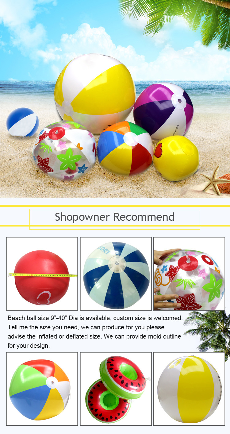 Promotion Custom Oem Inflatable Plastic Beach Ball - China Wholesale ...