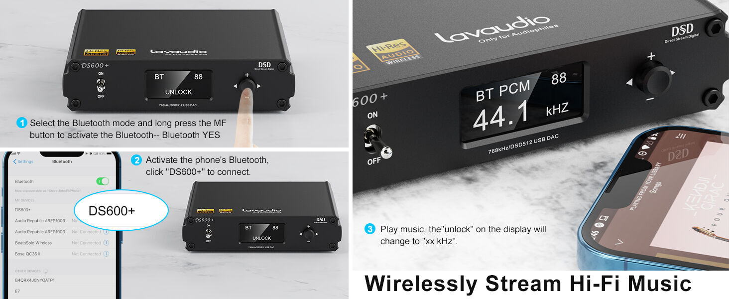 Buy Wholesale China Lavaudio Hifi Bluetooth 5.0 Receiver For Home ...