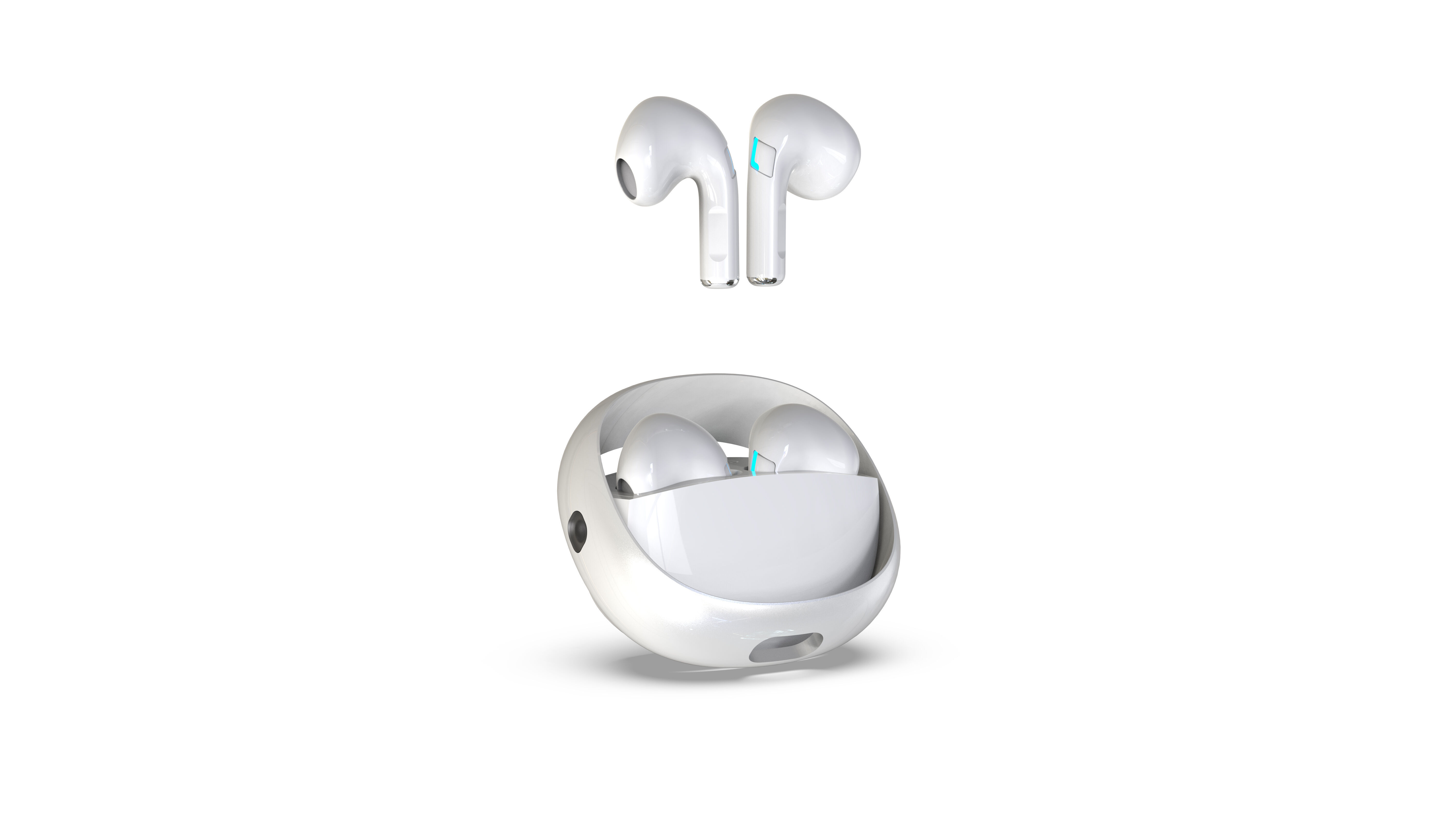 Buy Wholesale China Cool Rotating Tws Earbuds With Charging Case Patent ...