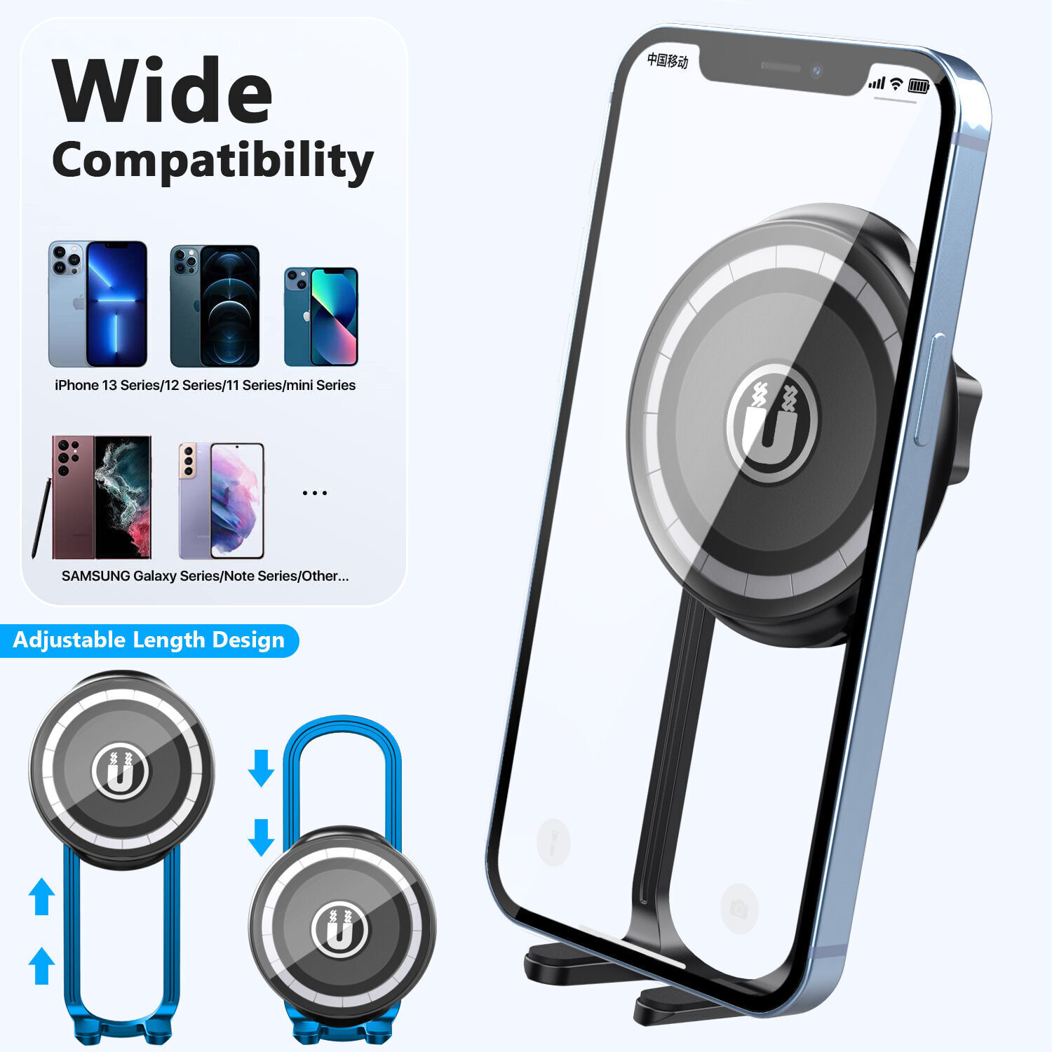 2023 New Magsafe Car Air Outlet Magnetic Stand Car Navigation Creative ...