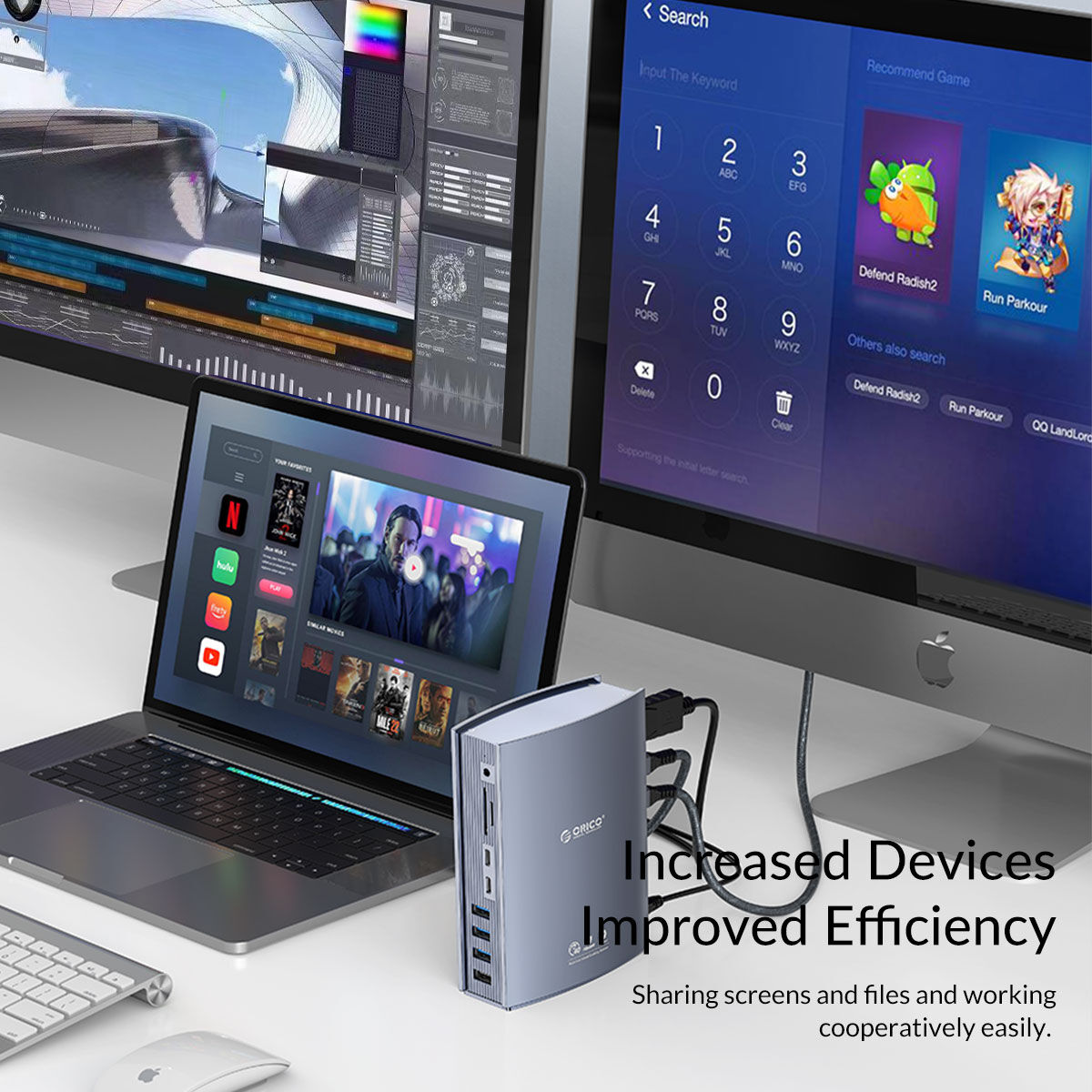 Buy Wholesale China Thunderbolt 3 Dock,usb-c Docking Station Dual 4k ...