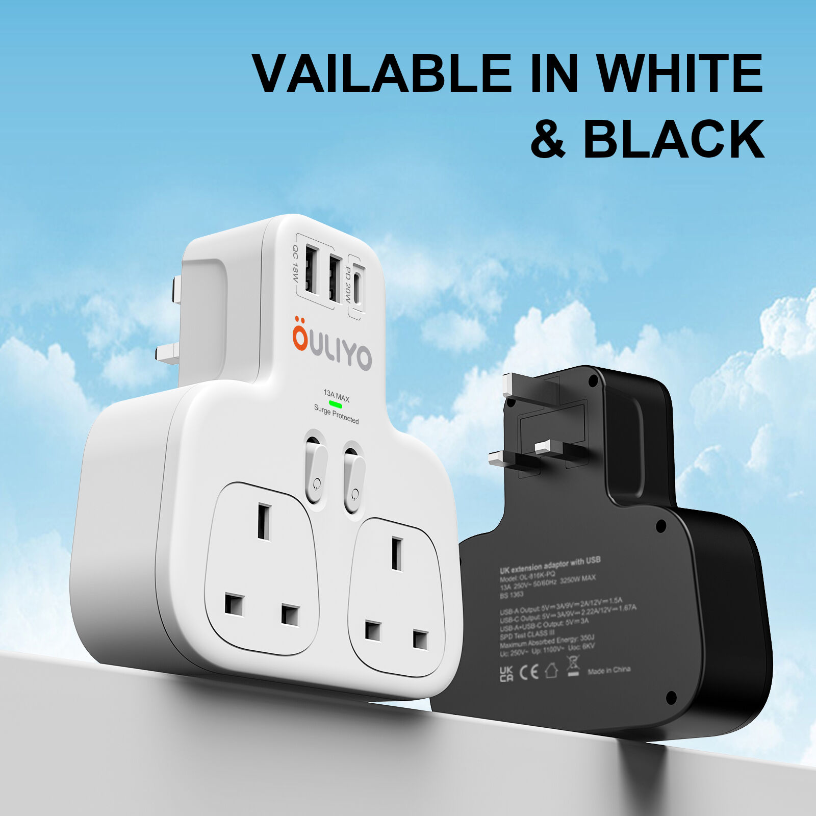 Buy Wholesale China 2 Way Plugs Extension Multi Sockets Wall Charger ...