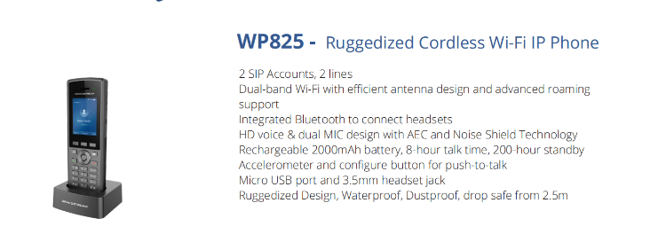 Bulk Buy China Wholesale Grandstream Wp(810/820/822/825) Series ...