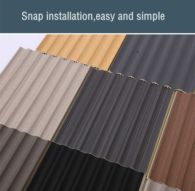 Buy Wholesale China Interior Modern Design 3d Wave Grille Wpc Wall ...