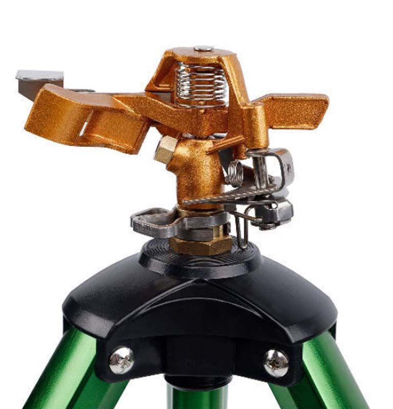 360 Degree Garden Coverage Irrigation Telescopic Impact Tripod Water ...