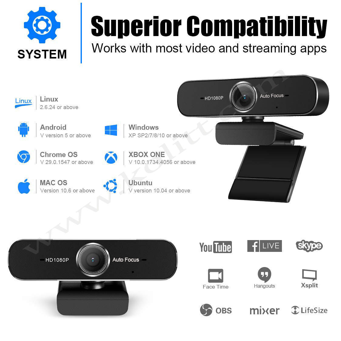 Buy Wholesale China Factory Price Full Hd Play And Plug Live Webcam Stream Computer Camera Usb ...
