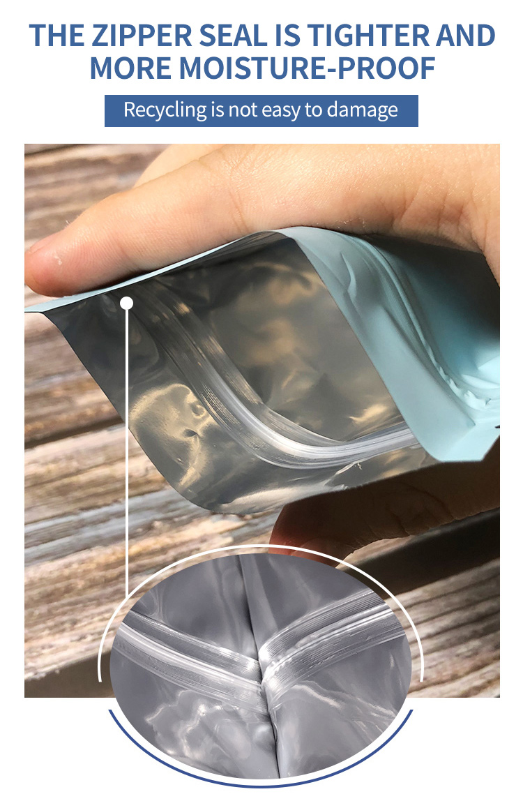 Low Moq Custom Stand Up Pouch With Zipper For Food Cookie Packaging Zip ...