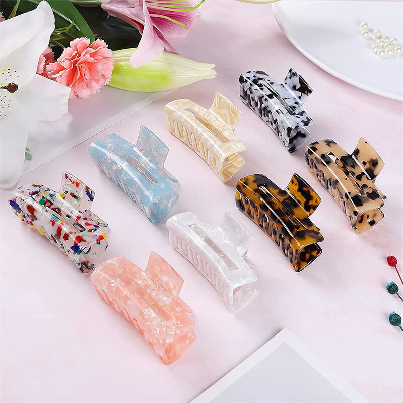 Bulk Buy China Wholesale Hair Claw Clips Tortoise Barrettes Rectangle ...