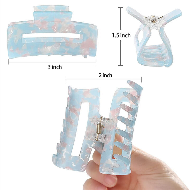 Bulk Buy China Wholesale Hair Claw Clips Tortoise Barrettes Rectangle ...