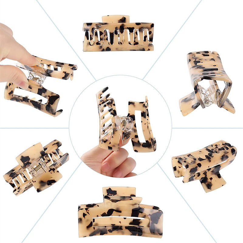 Bulk Buy China Wholesale Hair Claw Clips Tortoise Barrettes Rectangle ...